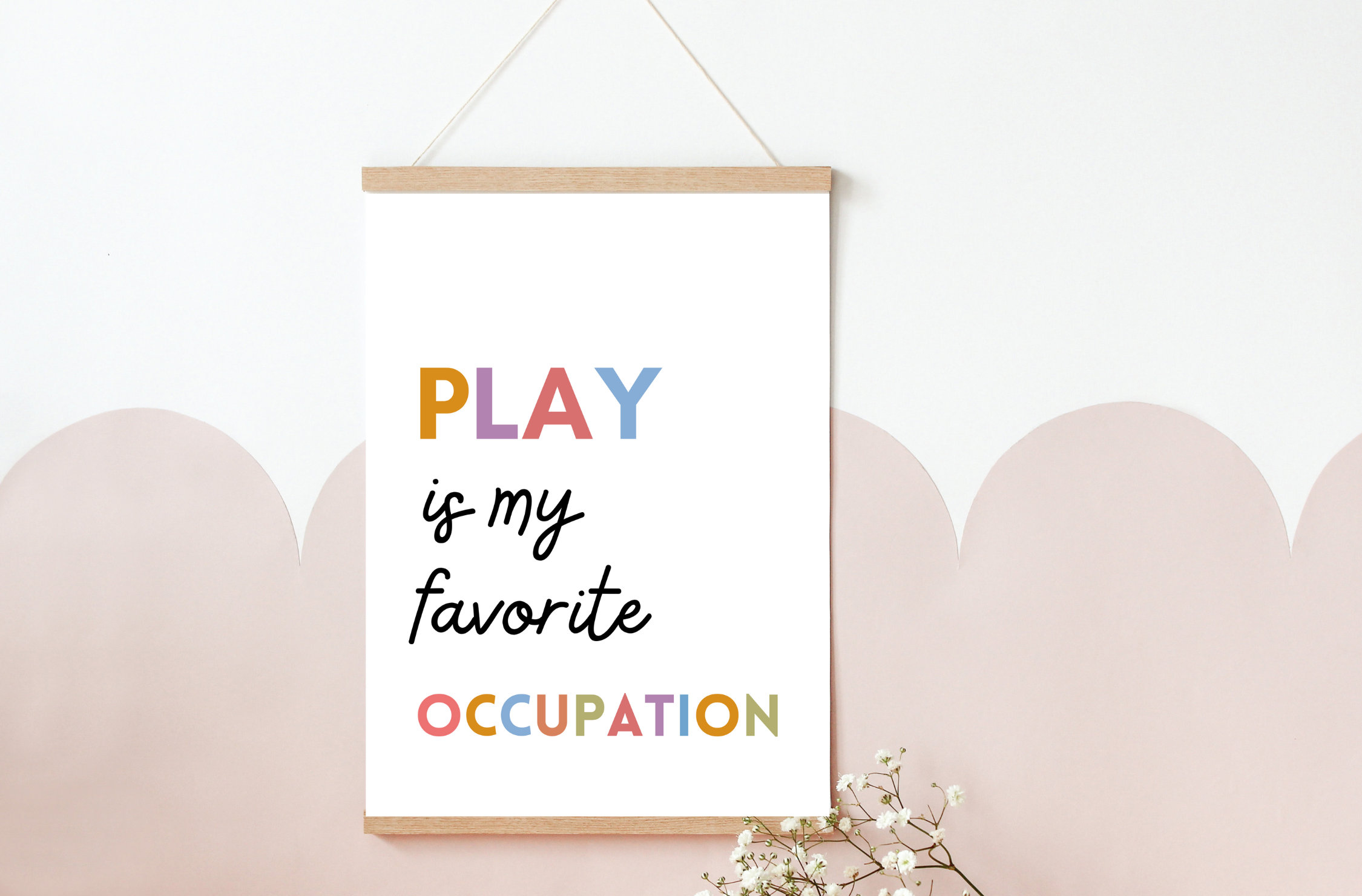 Pediatric Poster, Play is My Favorite Occupation, Occupational Therapy ...