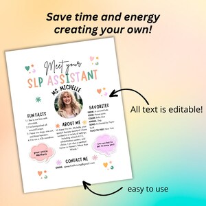 Meet the Speech Language Pathologist Assistant, Meet the SLPA Template ...