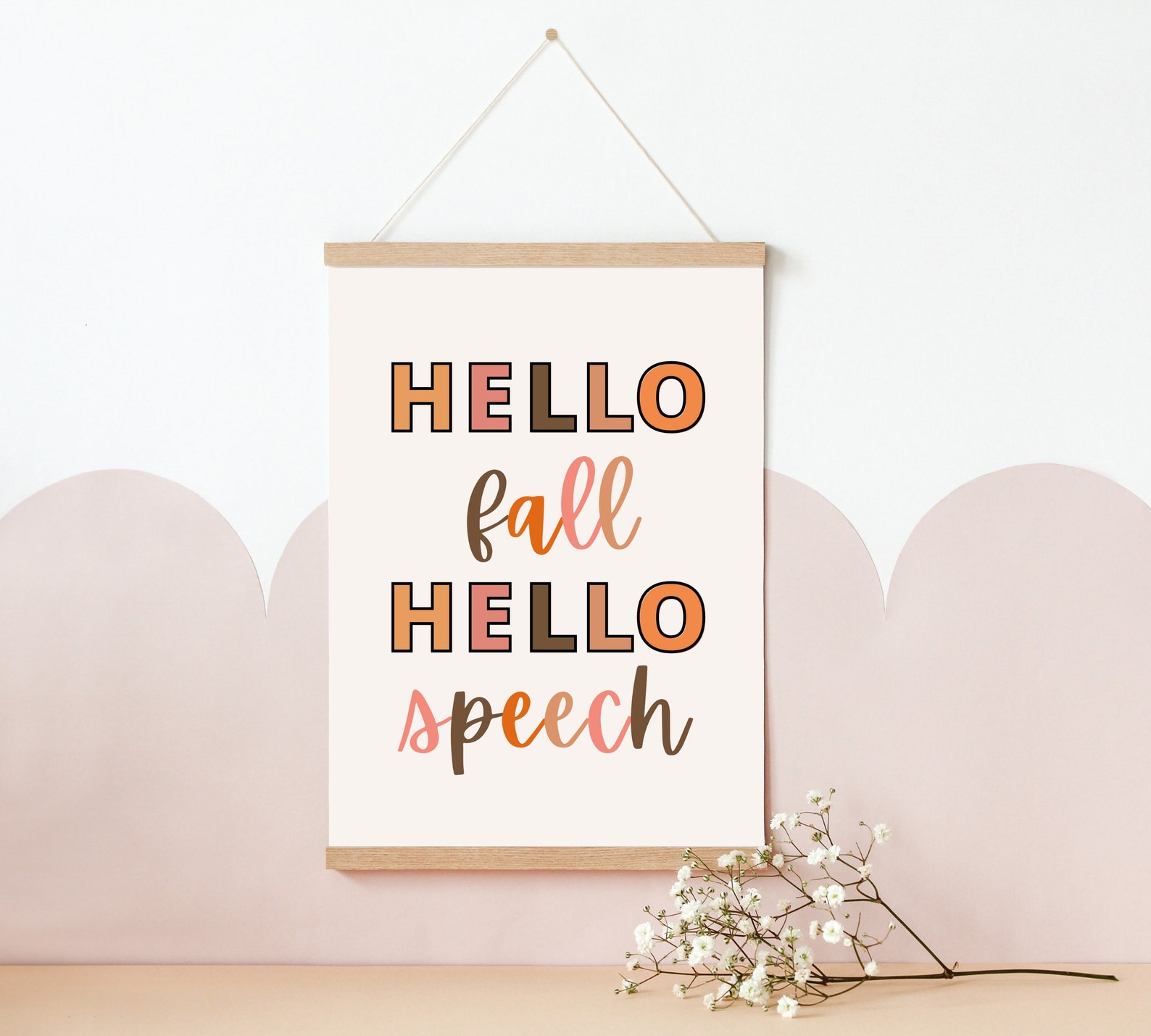 Fall Speech Therapy Poster Bundle Fall Speech Therapy Decor - Etsy