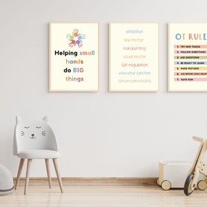 Occupational Therapy Posters, Occupational Therapy Decor, Pediatric OT ...