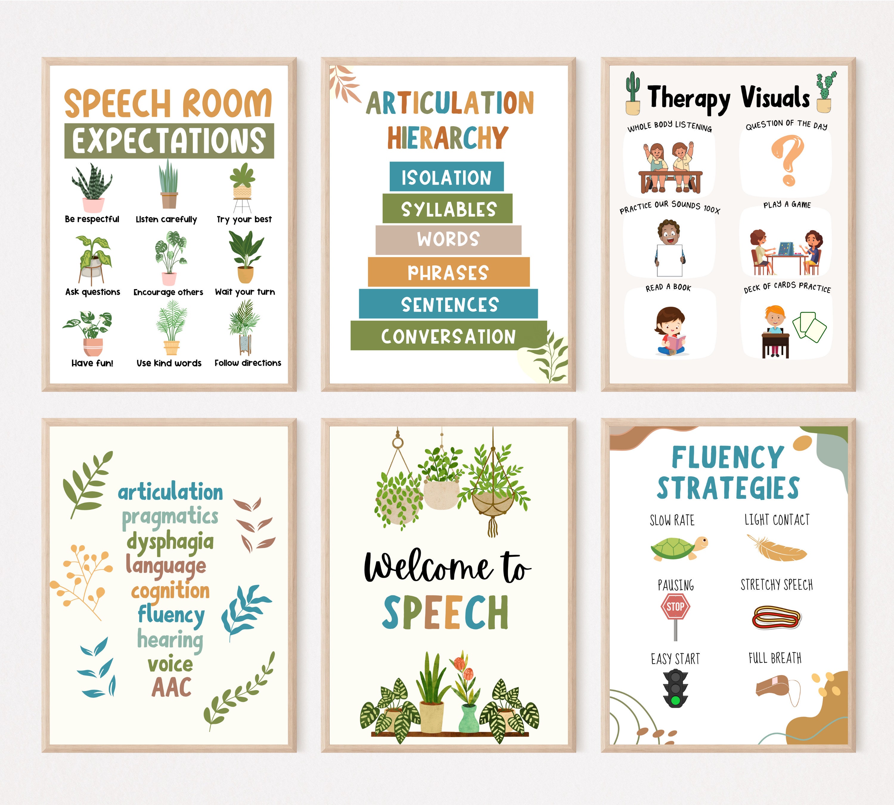 Ultimate Boho Plants Speech Bundle, SLP Planner, Meet the SLP Canva ...