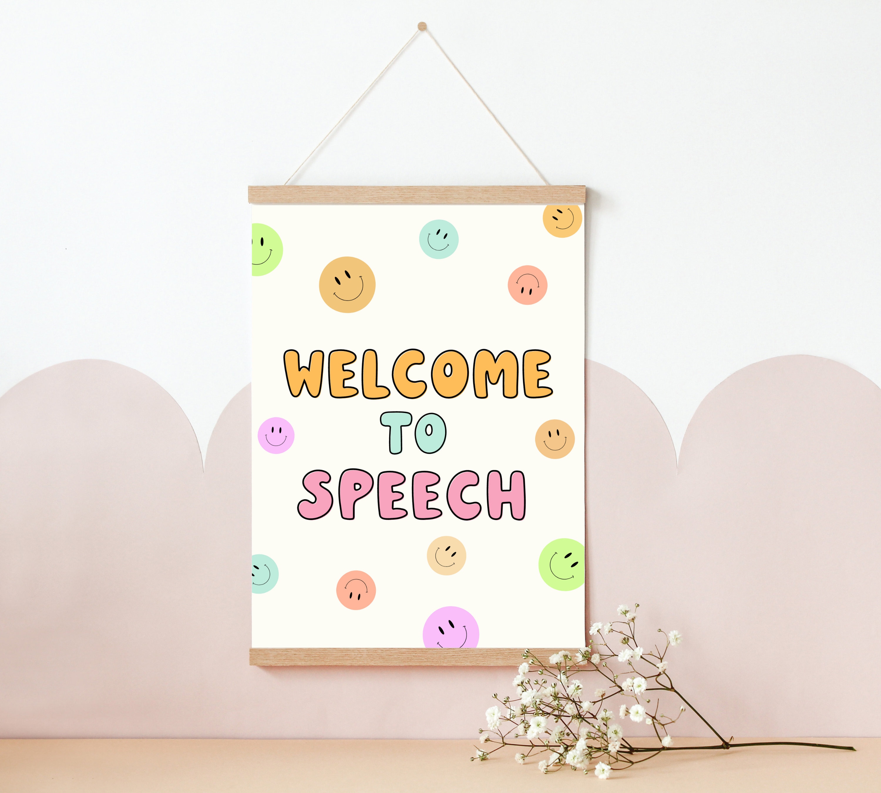 Groovy Speech Therapy Bundle, Speech Therapy Room Decor, SLP Posters ...