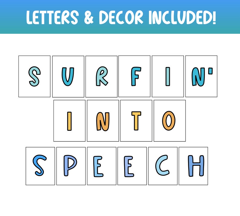 Speech Summer Bulletin Board Classroom Bulletin Board Speech - Etsy