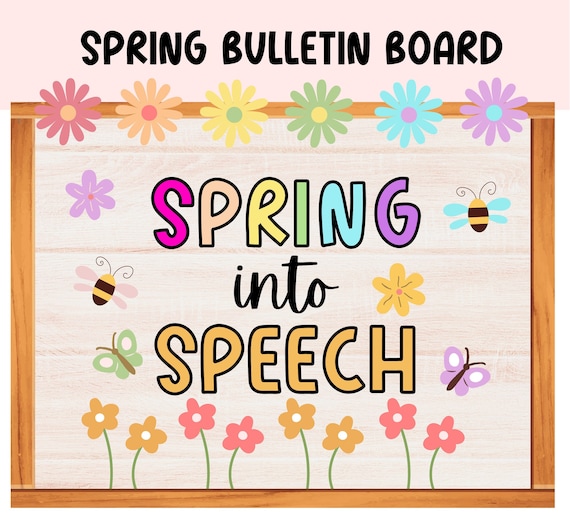 Speech Therapy Bulletin Board