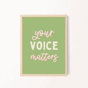 Green and Pink Speech Room Decor Bundle, Set of 6, SLP Posters, Speech ...