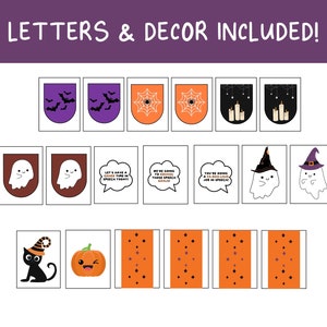 Speech Therapy Fall Decor Bulletin Board, Halloween Speech Bulletin ...