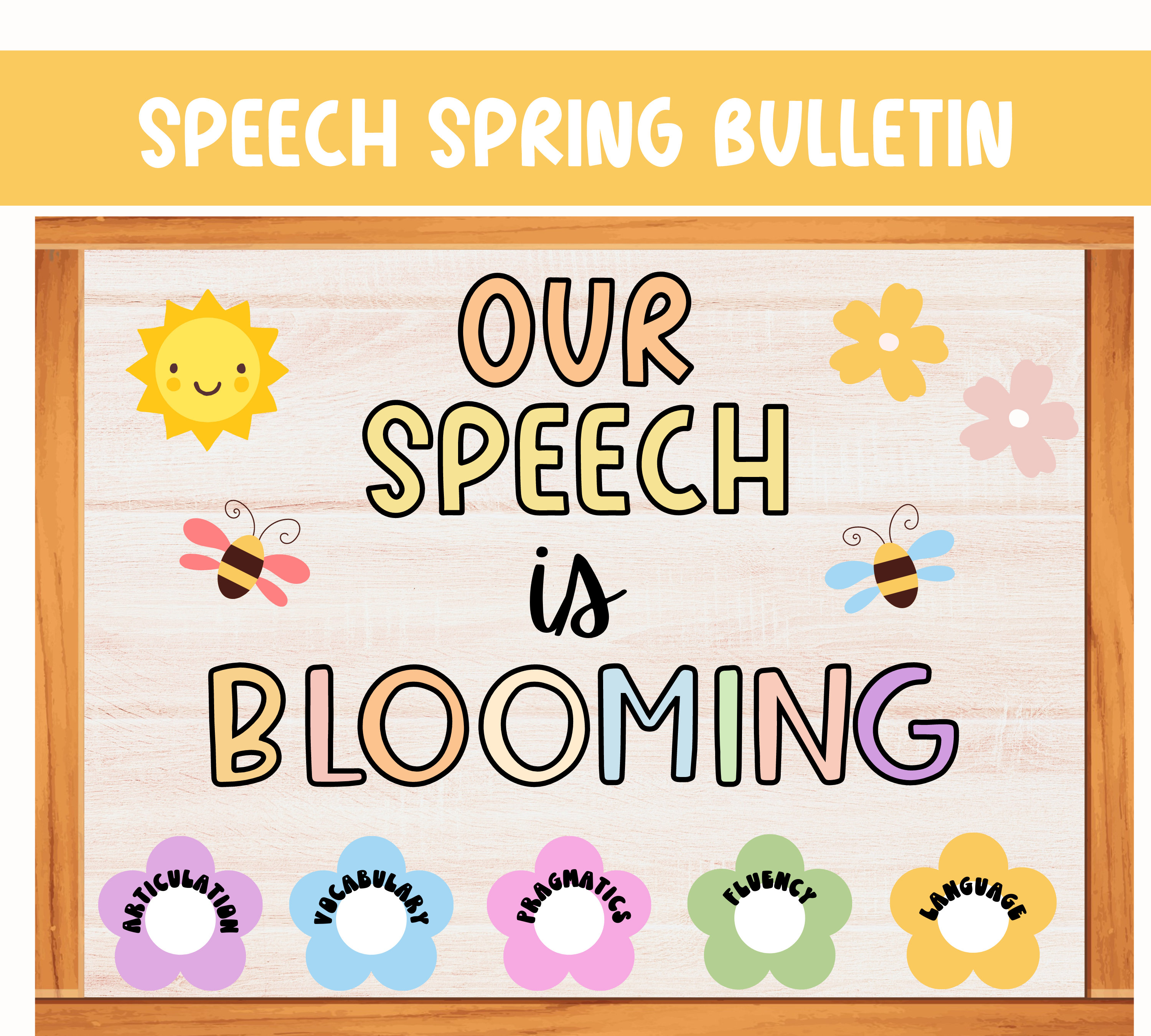 Speech Therapy Bulletin Board