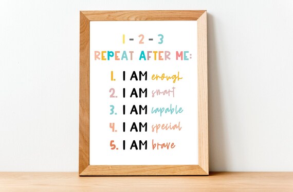 Speech Therapy Room Decor Digital Download SLP Poster I Am - Etsy