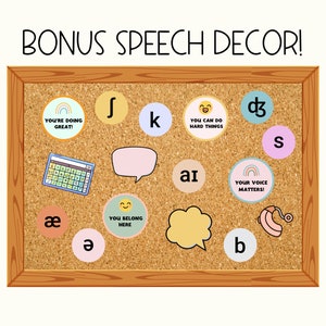 Soft Boho Speech Therapy Classroom and Office Decor, SLP Classroom and ...