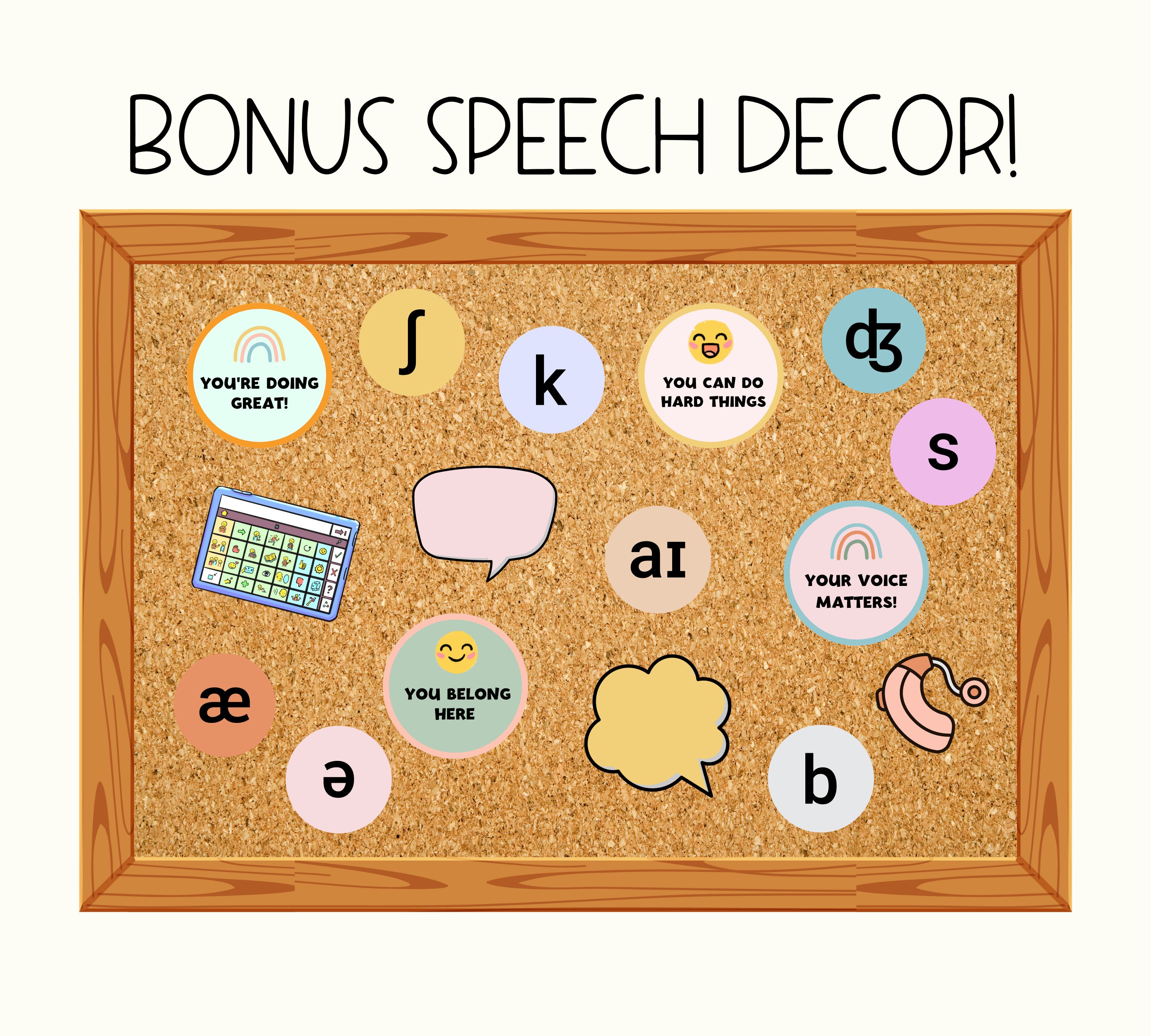 Soft Boho Speech Therapy Classroom and Office Decor SLP - Etsy