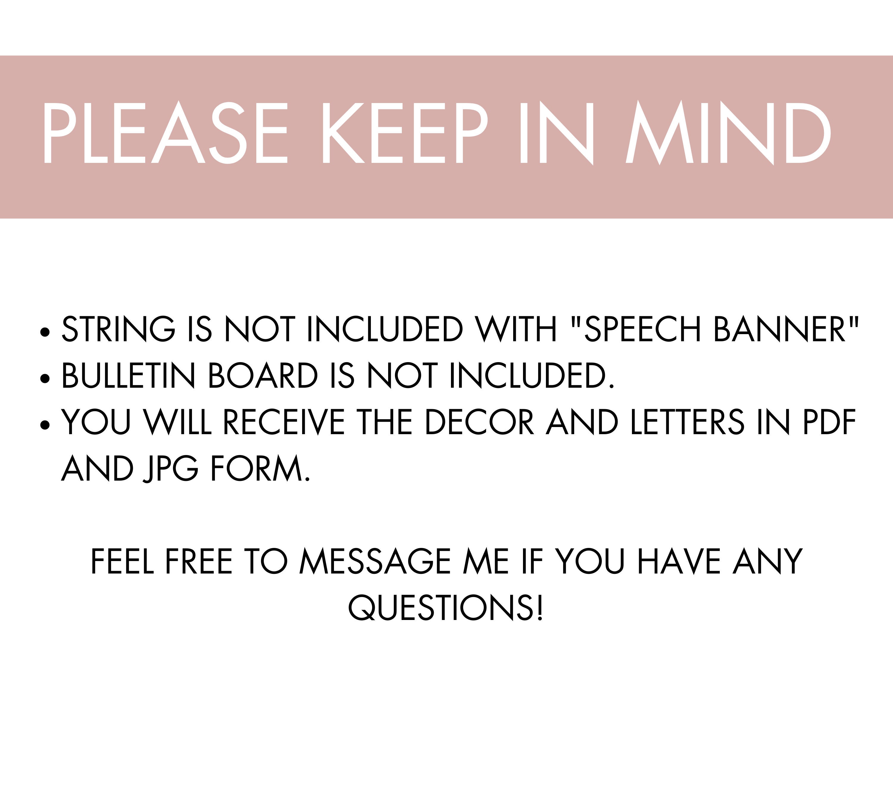 Pastel Rainbow Speech Bulletin Board, Welcome to Speech Bulletin ...