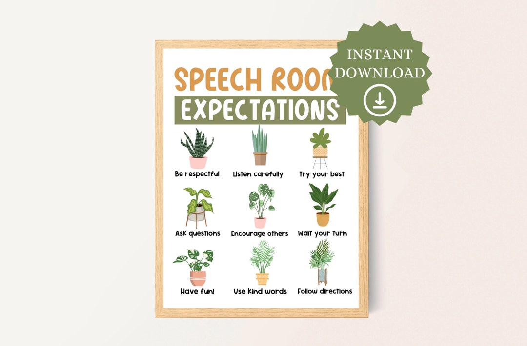 Speech Room Decor, Speech Therapy Classroom Decor, Speech Therapy Wall ...