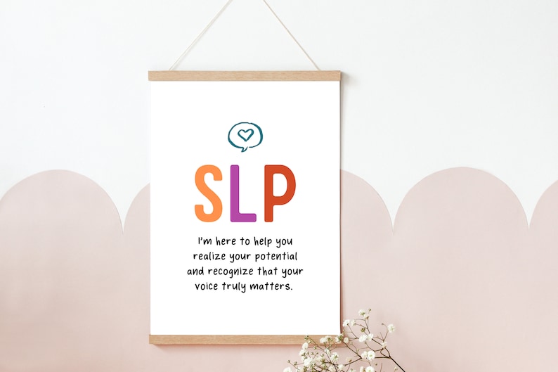 SLP Appreciation Gift SLP Gift Speech Therapy Gift Speech - Etsy