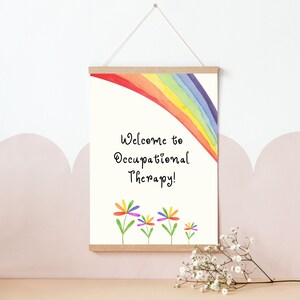 Occupational Therapy Posters, Set of 6, Occupational Therapy Wall Art ...