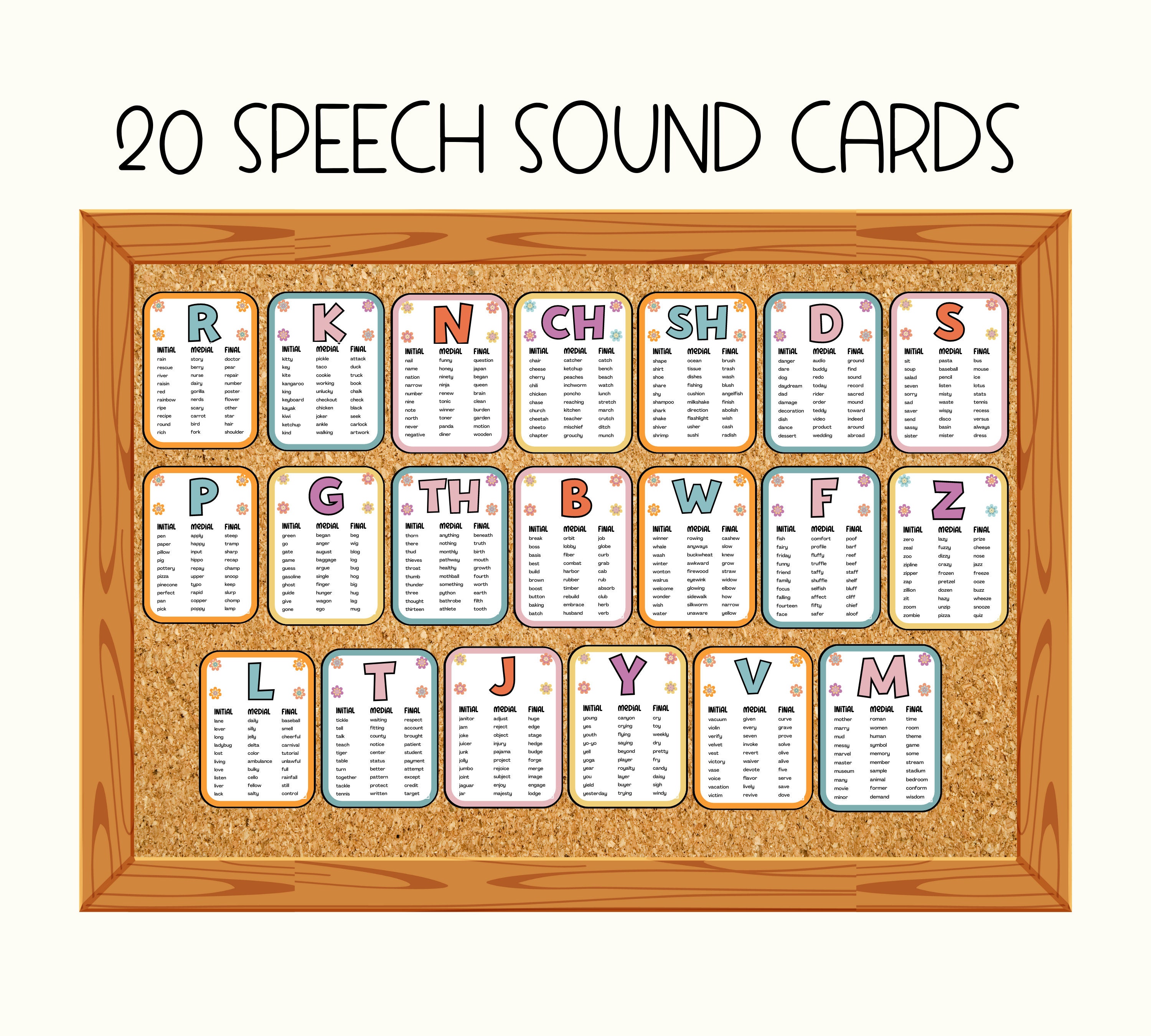 Soft Boho Speech Therapy Classroom and Office Decor, SLP Classroom and ...
