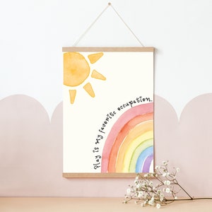 Occupational Therapy Decor, Set of 4, Occupational Therapy Wall Art, OT ...