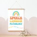 Groovy Speech Therapy Decor Bundle, SLP Office Decor, SLP Poster ...