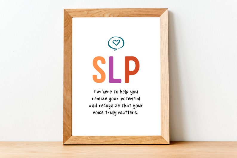 SLP Appreciation Gift, SLP Gift, Speech Therapy Gift, Speech Language ...