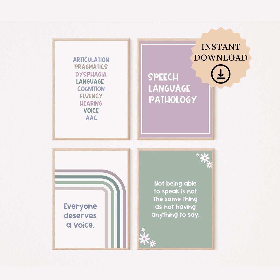 Speech Office Decor, Speech Therapy Decor, Speech Room Decor, Speech ...