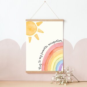 Occupational Therapy Posters, Set of 6, Occupational Therapy Wall Art ...