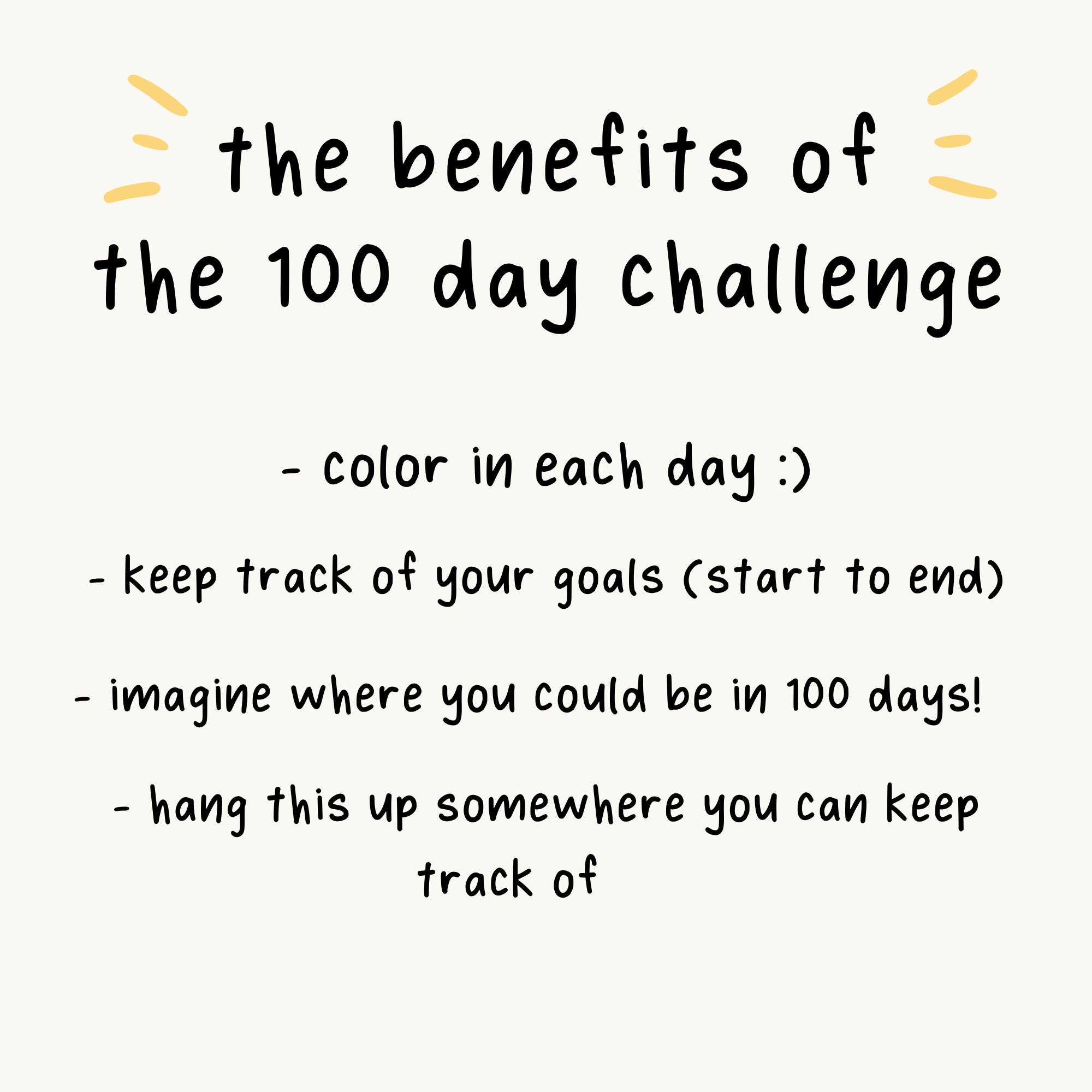 100 Days of Challenge 100 Day Challenge 100 Day Challenge - Etsy