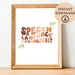 Boho Speech Language Pathologist Poster, Speech Language Gift, SLP ...