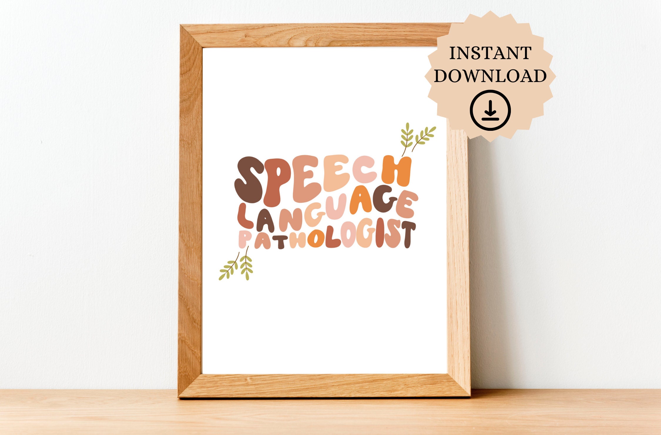 Boho Speech Language Pathologist Poster Speech Language Gift - Etsy