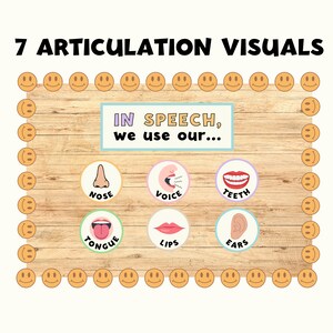 Groovy Speech Therapy Classroom and Office Decor, Speech and Language ...