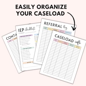 Speech Therapy Planner, Speech Planner, IEP Planner, SLP Planner ...