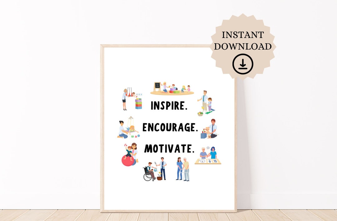 Occupational Therapy Poster, Printable OT Poster, Occupational Therapy ...