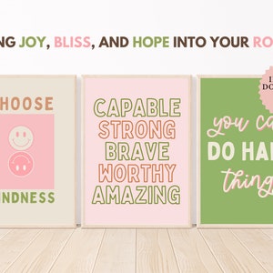 Occupational Therapy Green and Pink Poster Bundle, Set of 6 ...