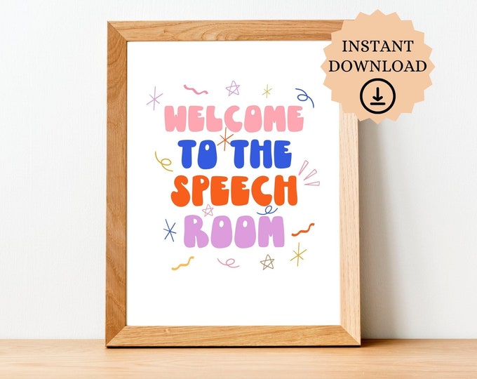 Welcome to Speech Big Mouth Poster, Speech Room Poster, Large SLP ...