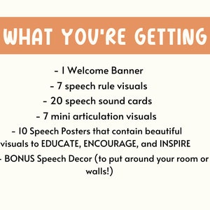 Fall Themed Speech Bundle, Speech Therapy Classroom and Office Decor, SLP Room Decor, Speech ...