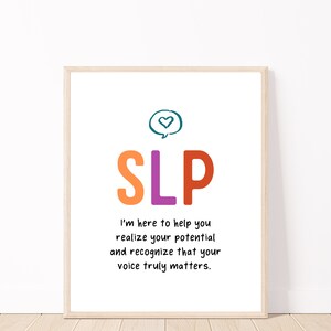 SLP Appreciation Gift, SLP Gift, Speech Therapy Gift, Speech Language ...
