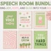 Pastel Rainbow Speech Therapy Classroom Decor, Speech and Language ...