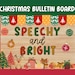 Christmas Speech and Language Bulletin Board, Classroom Bulletin Board ...