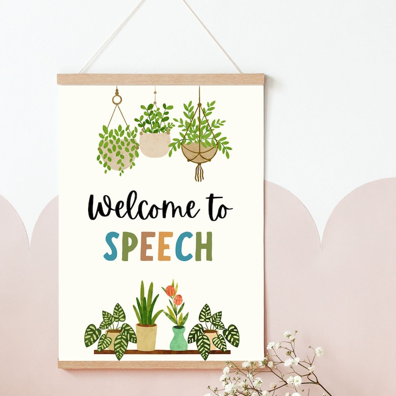 Speech Room Sign - Etsy