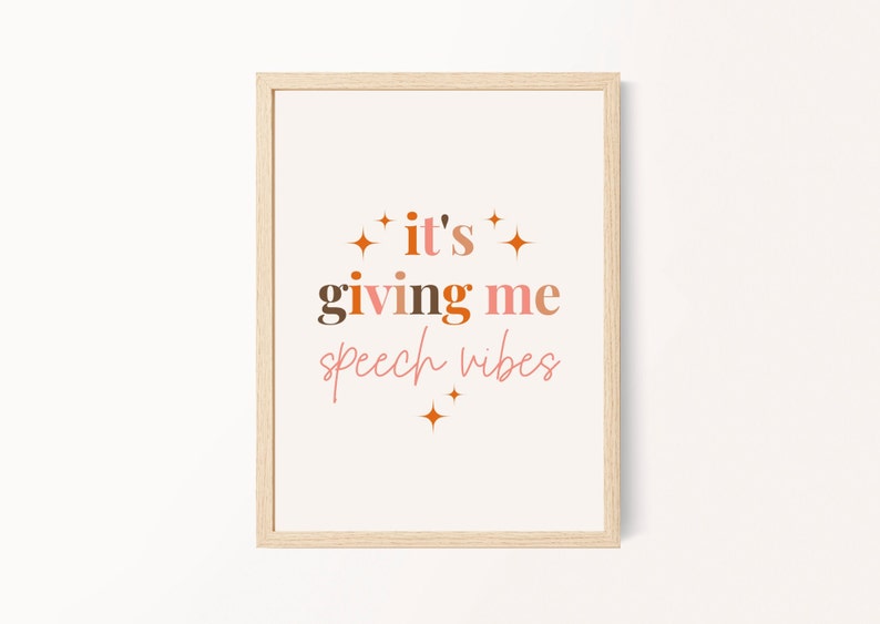 Speech Therapy Poster Digital Download Speech Therapy Room - Etsy