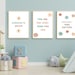 Boho Speech Decor, Set of 3, Speech Therapy Room Decor, Speech ...