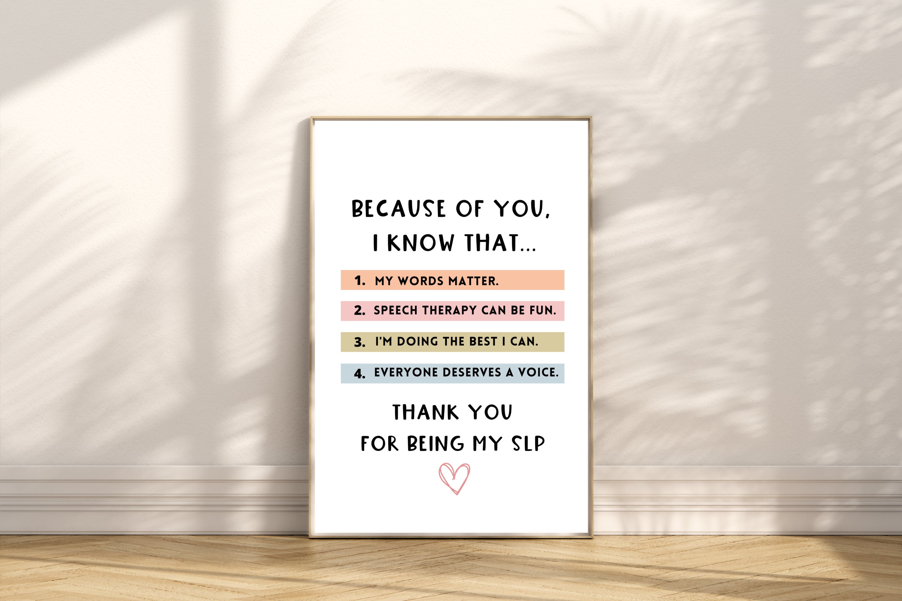 Speech Therapist Gift, SLP Appreciation Day, Digital SLP Gift, Speech ...