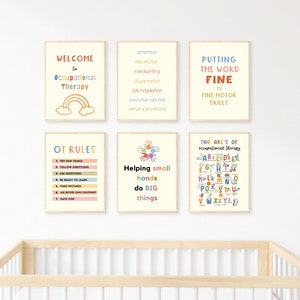 Occupational Therapy Posters, Occupational Therapy Decor, Pediatric OT ...