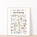 Abcs of Speech Therapy, Speech Therapy Poster, School SLP Decor, Slp ...