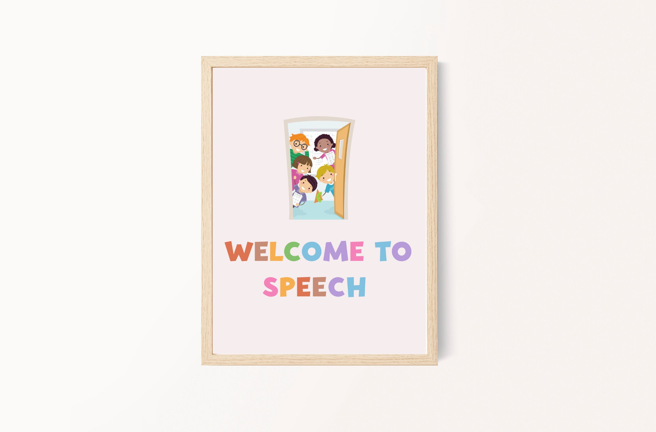 Welcome to Speech Therapy Sign Speech Therapy Room Sign SLP - Etsy
