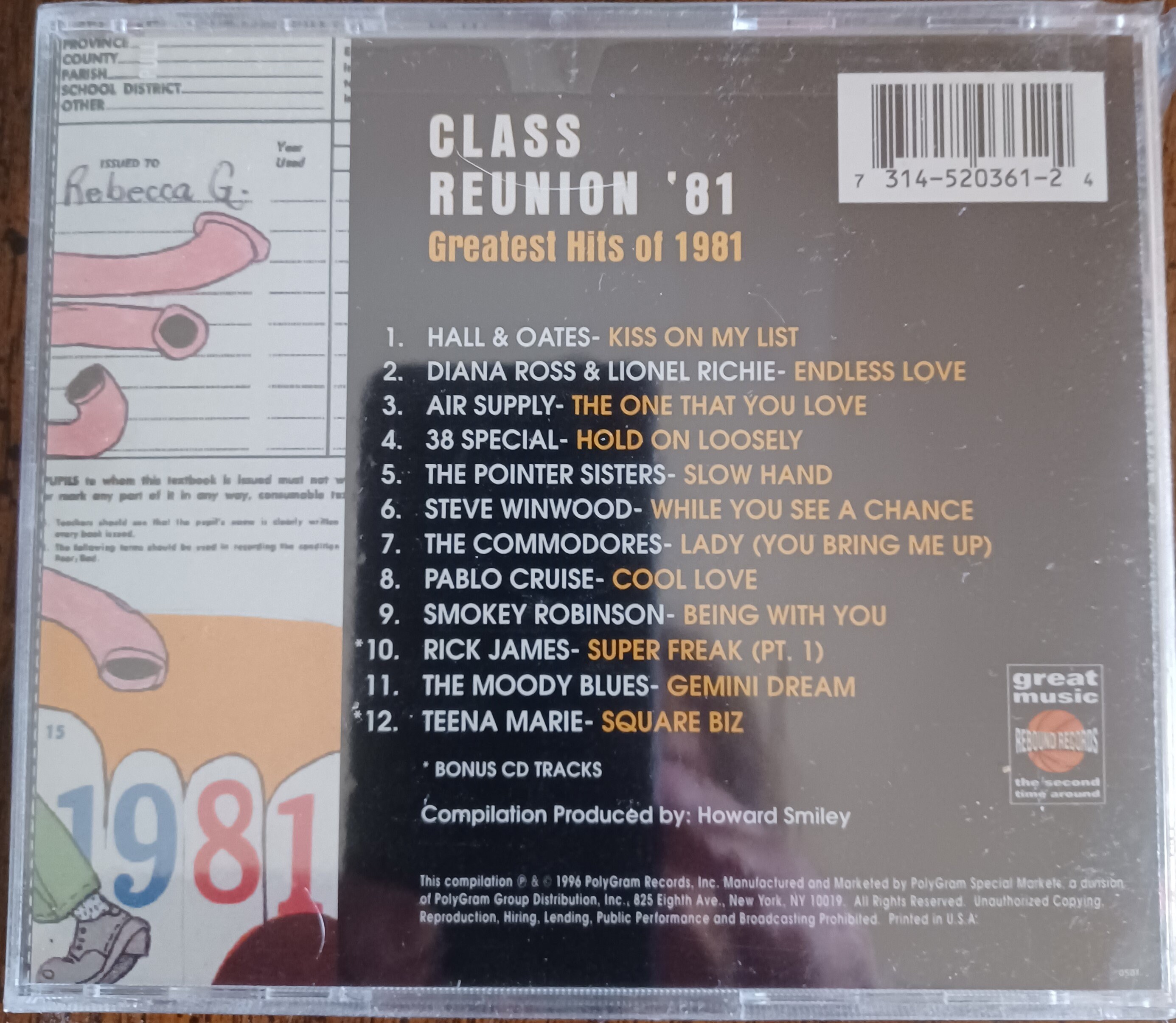 Classic Reunion Greatest Hits of 1981 CD - Etsy