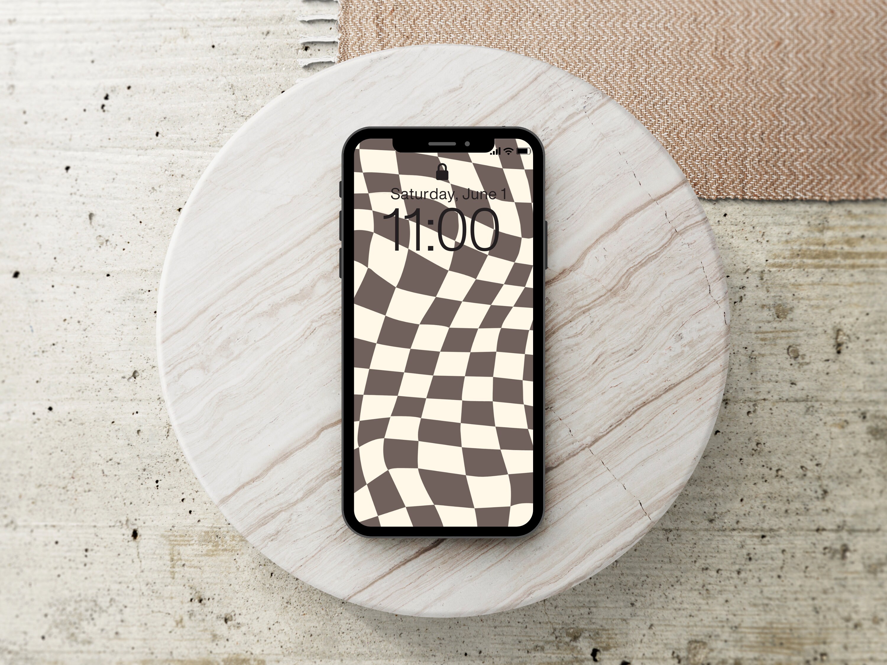 Aesthetic Checkered Design Phone Wallpapers 3 Custom Phone Backgrounds ...