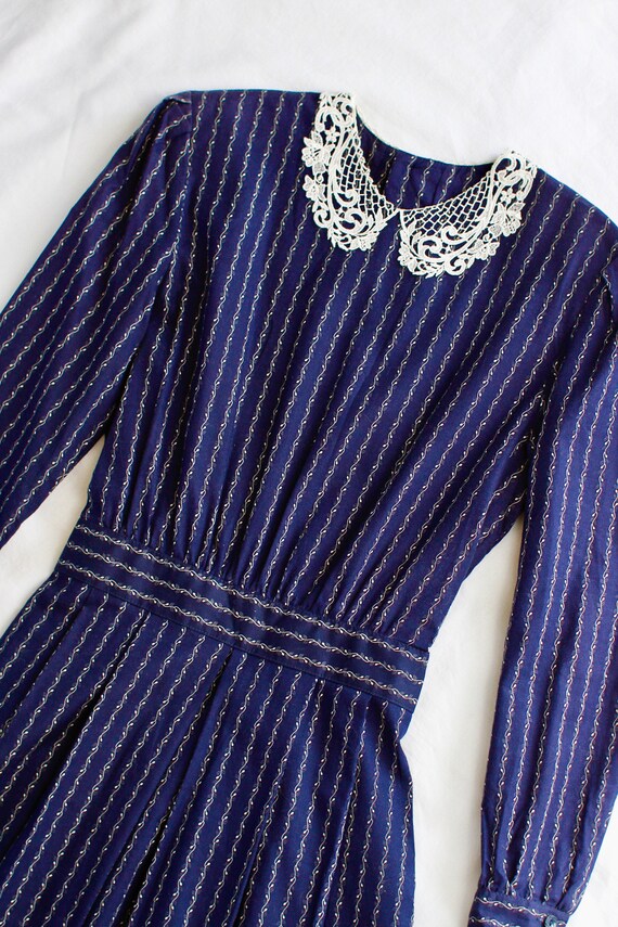 Lanz Originals 80s preppy cottagecore pleated dress w… - Gem