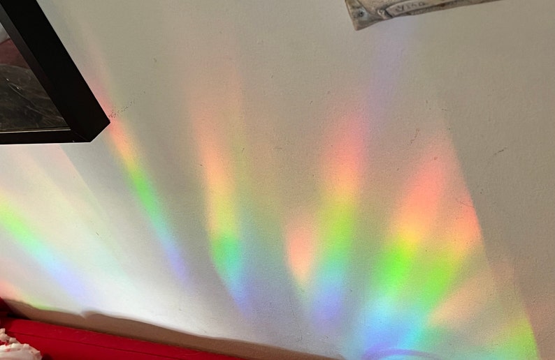 SACRED GEOMETRY Rainbow Crystal Prism Window Film Suncatcher - Etsy