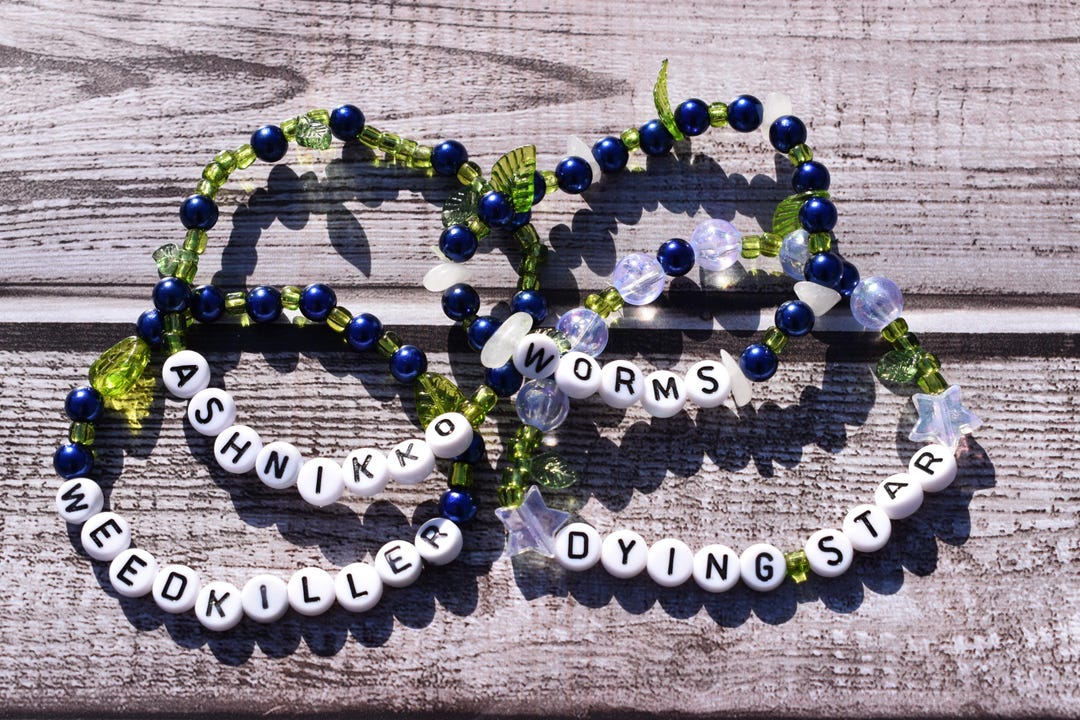 Ashnikko Inspired, Friendship Trading Bracelet, 4 Pc Set - Etsy