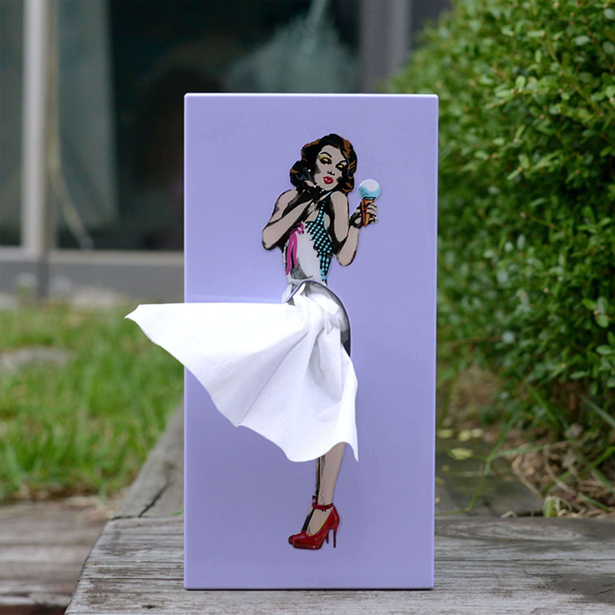 Puffy Skirt Girl Face Tissue Box Cartoon Anime Girl Tissue Box - Etsy