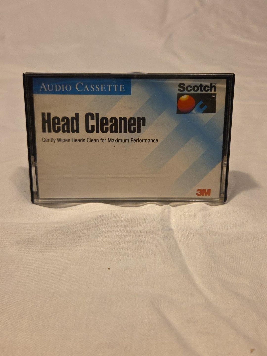 SCOTCH Audio Cassette Tape Head Cleaner Cleaning Tape 3M - Open Box - Etsy